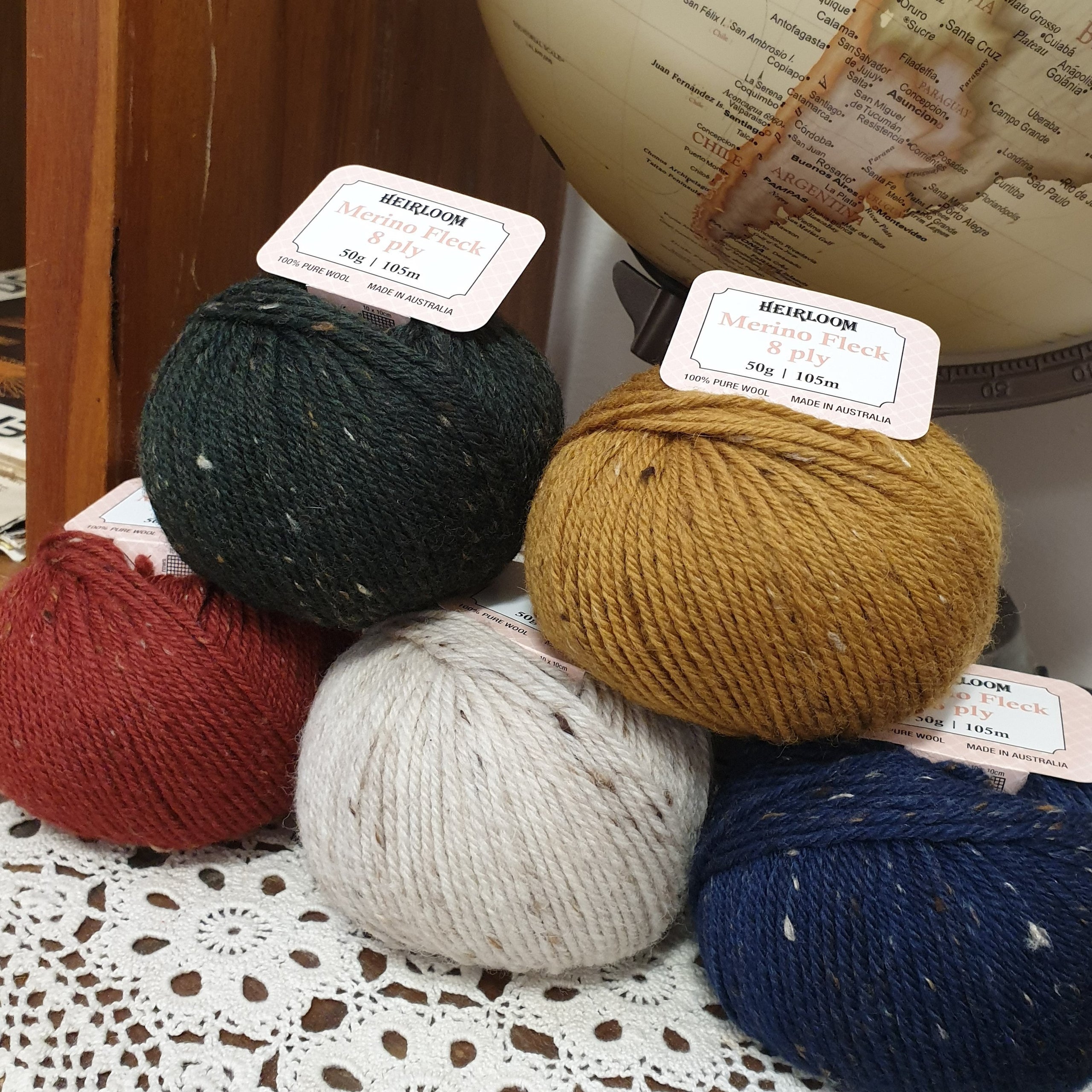 Heirloom Merino Fleck | Yarn by the River