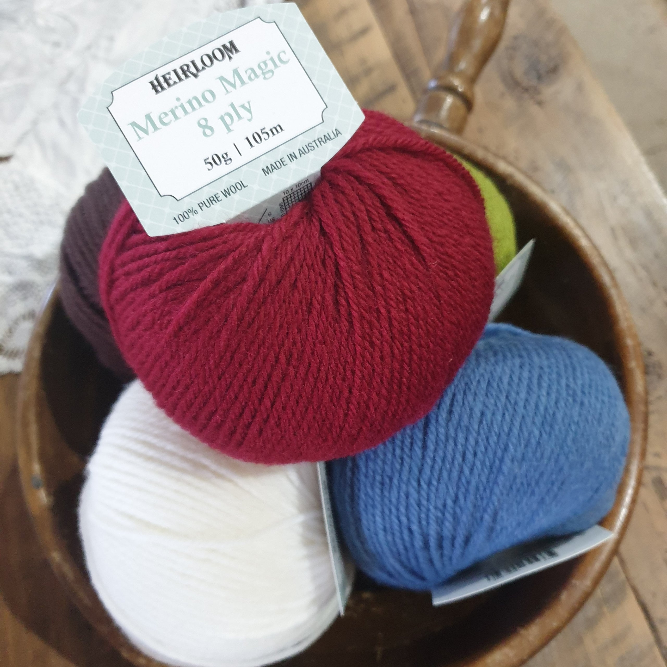 Heirloom Merino Magic 8ply | Yarn by the River